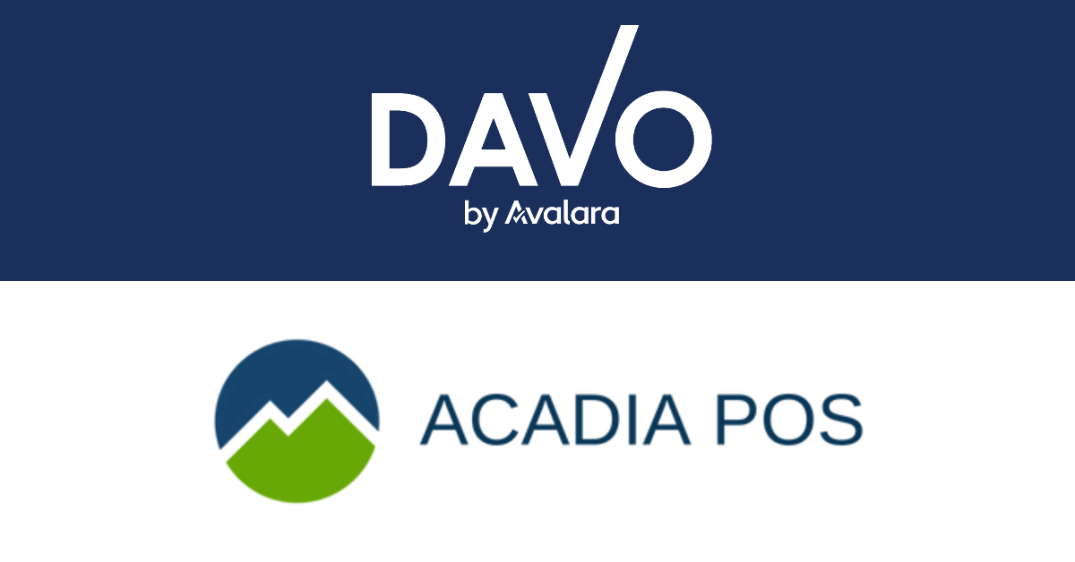 DAVO Sales Tax Now Available on Acadia POS | Blog